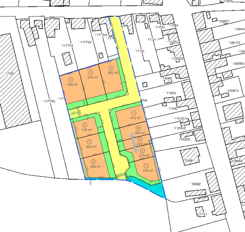 Verkavelingen ouder dan 15 jaar. Ook afwijken van de kavelindeling is ...